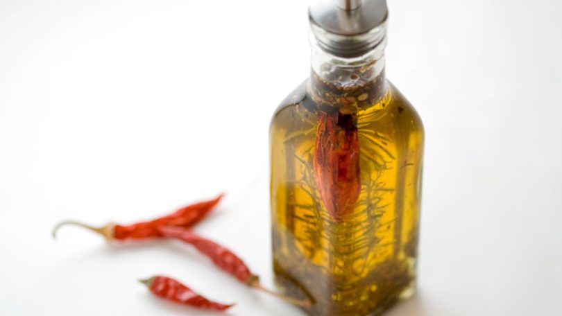 {Cadeaux gourmands} Recette de l’huile pimentée